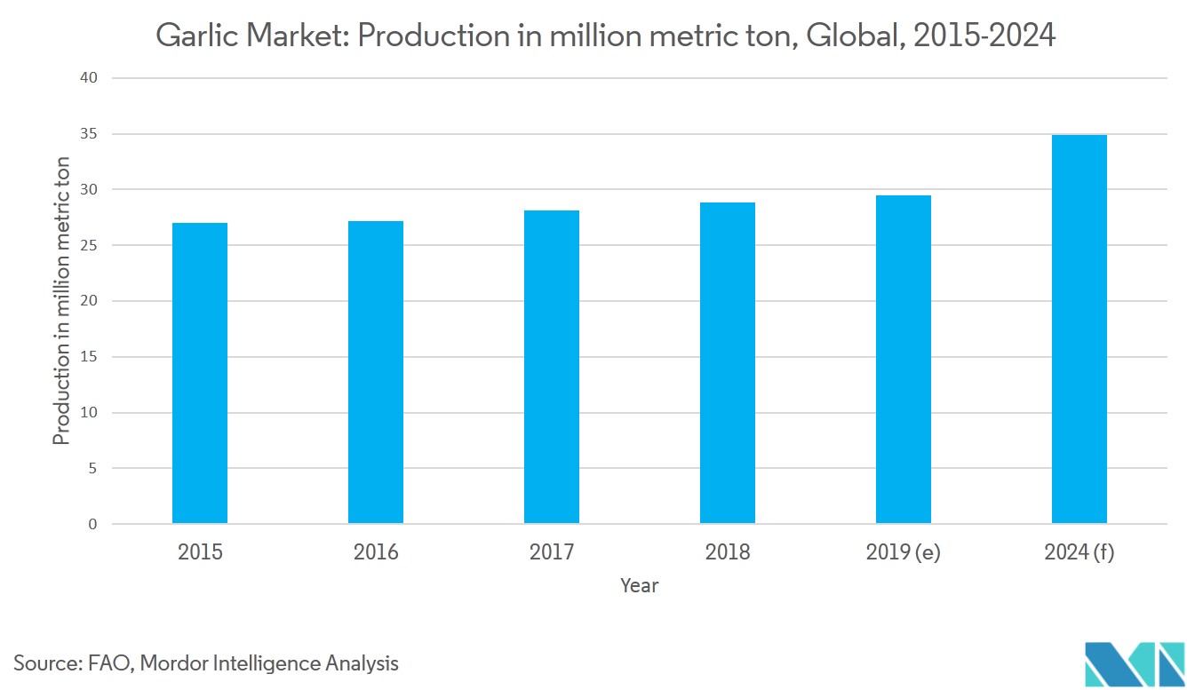 Garlic Market | Growth, Trends, and Forecast (2019-2024)